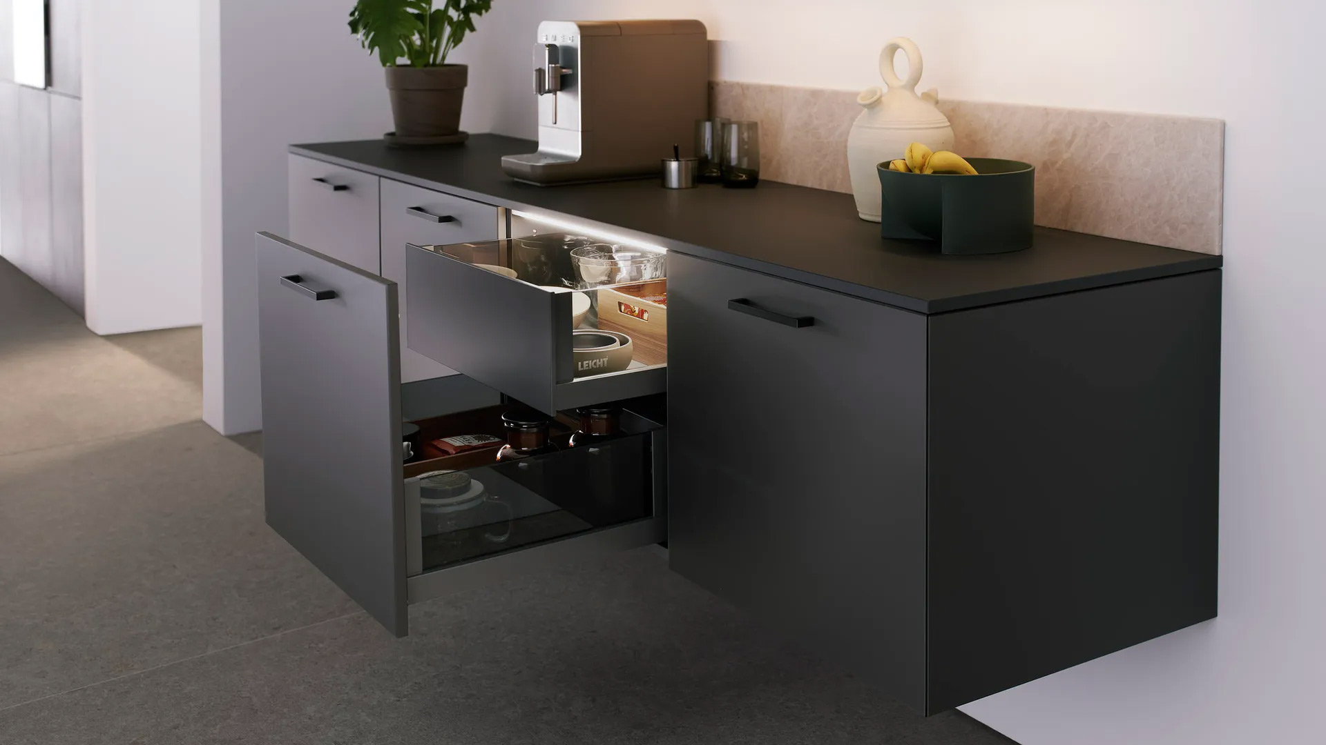 Bossa Concrete | Leicht Kitchens | Townhouse Design