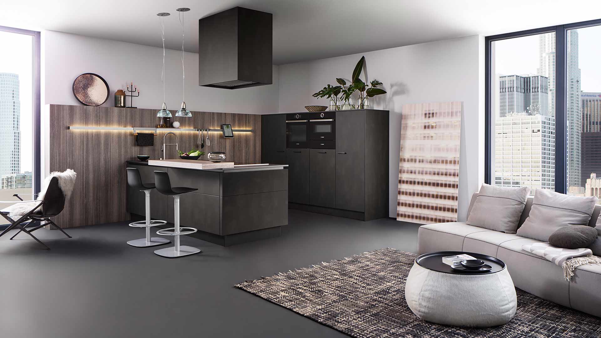 Bossa Concrete | Leicht Kitchens | Townhouse Design